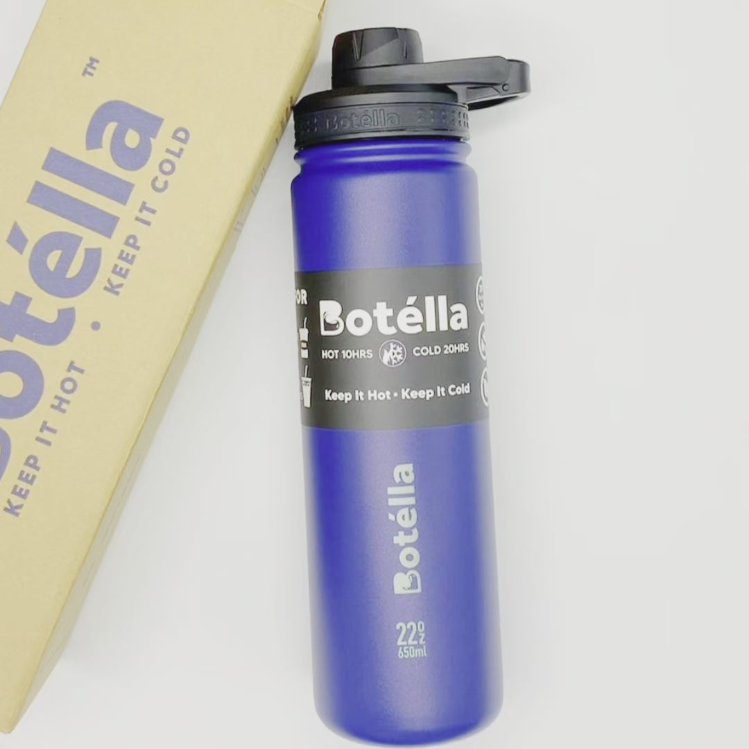 22oz Stainless Steel Vacuum Flask | Botella's Compact Luxury on the Go